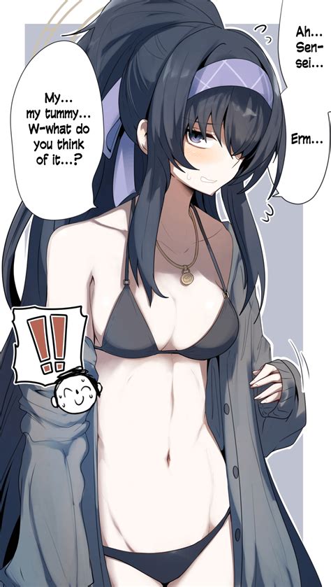 Uis Tremendous Tummy Translated Gin Moku Ui Rbluearchive