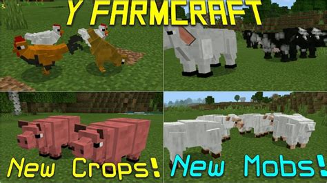 YFarm Craft Addon Minecraft PE Bedrock Addons