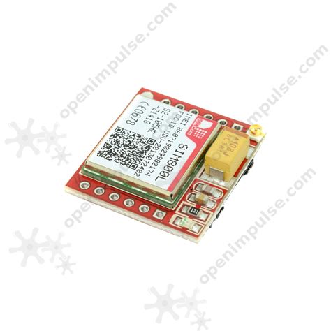 Sim800l Gsm Module Pcb Antenna Open Impulseopen Impulse