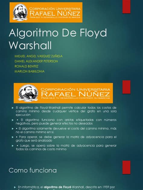 Algoritmo De Floyd Warshall Pdf Áreas De Informática Informática