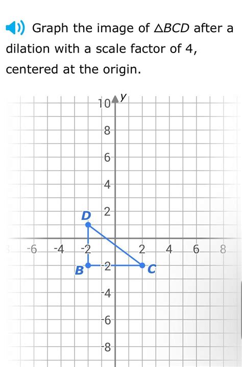 Answered Graph The Image Of Abcd After A Dilation With A Scal