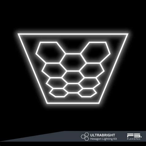 Ultrabright 11 Hexagon Grid Light Kit With Border Large Flexspec