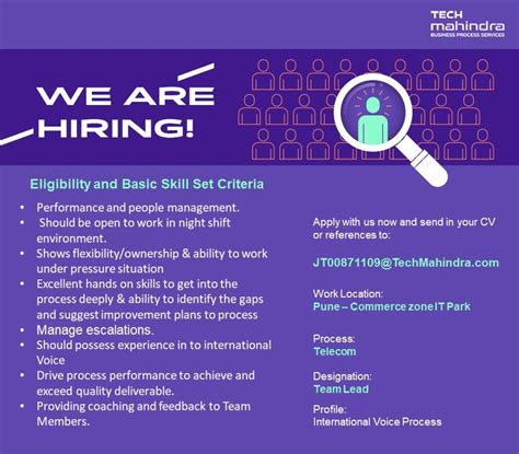 Jasmeet Kaur On Linkedin Techmahindra Hiring Teamlead