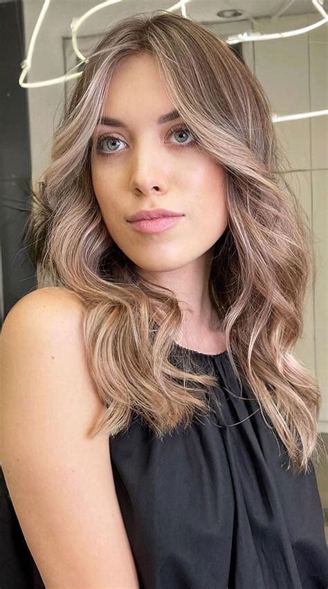 30 Medium Length Haircuts 2022 For All Face Shapes Brown Balayage