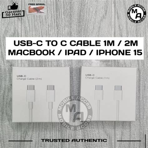 macbook air pro m1 m2 ipad สาย usb c ถึง c 1m 2 เมตร fast charging type
