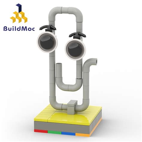 Buildmoc Idéias De Lego Office Moc Clippy By Firecube Modelo Diy Blocos De Construção De
