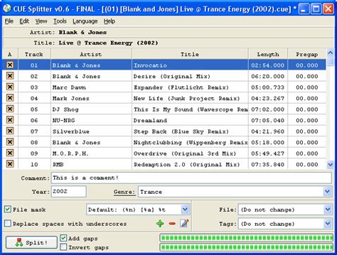 CUE Splitter Help Tutorial