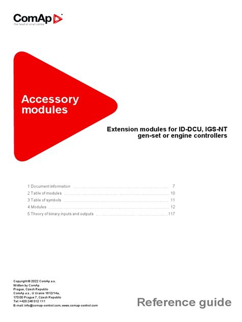 Extension Modules For Id Dcu Pdf Power Supply Computer Network