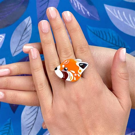 The Rakish Red Panda Ring Erstwilder