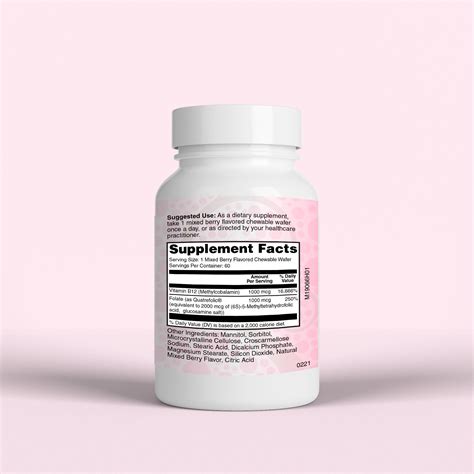 Chewable B12 60 Ct Dr Conan Shaw