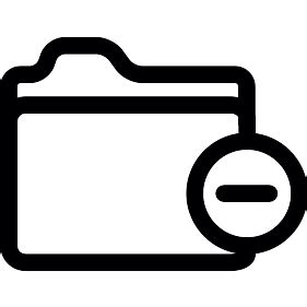 Remove Folder Circular Button Vector SVG Icon SVG Repo