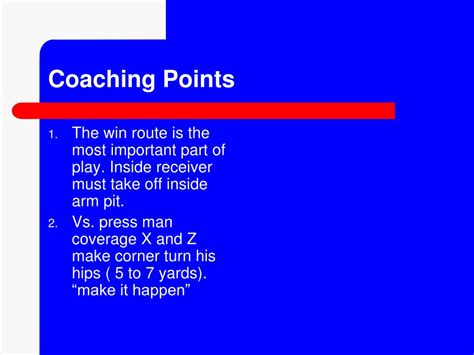 Ppt Pro Football Concepts Teaching Effective Passing Strategies
