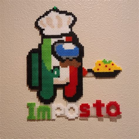 Among Us Perler Bead Pattern Perler Bead Patterns Pixel Art Perler Beads