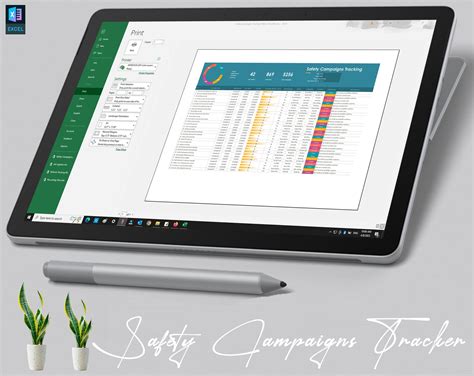 HSE Campaigns Tracking Matrix Template Safety Campaigns Safety Forms Health And Safety