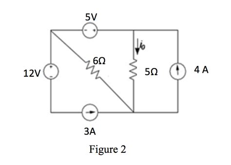 solved question 2 determine the current i0 through the 5