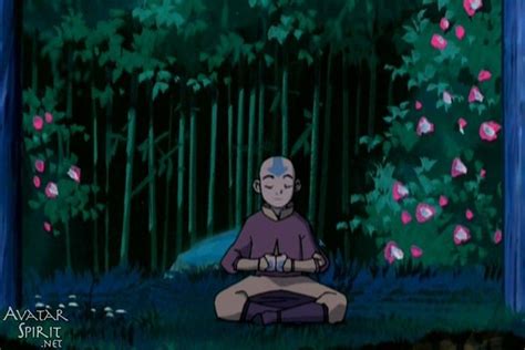 Avatar Aang Meditating In The Spirit Oasis Aang Avatar The Last