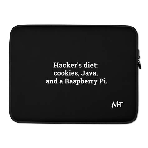 Hackers Diet Cookies Java And A Raspberry Pi V1 Laptop Sleeve