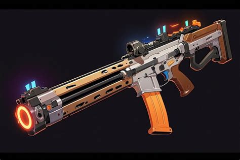 A Gaming Rifle For In Game Zone Premium Ai Generated Image