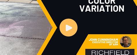 Why Does Relatively New Concrete Have Surface Color Variation