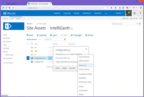 IntelliGantt Select SharePoint Task Lists To Show