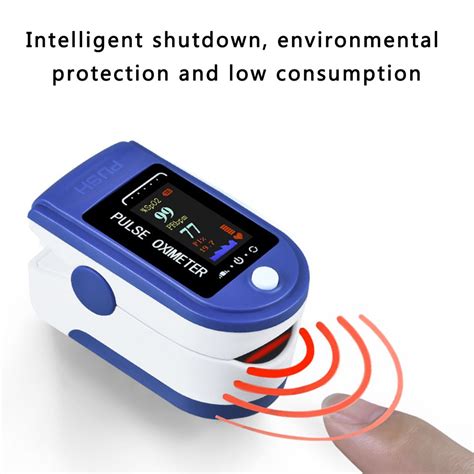 Portable Finger Pulse Oximeter Voltage Warning Aut Vicedeal