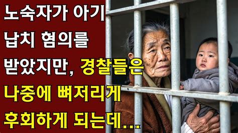 노숙 중인 할머니가 버려진 아기를 발견했지만 경찰서에 데려가자 그녀는 납치 혐의로 모욕을 당하고 비난받았다 Youtube