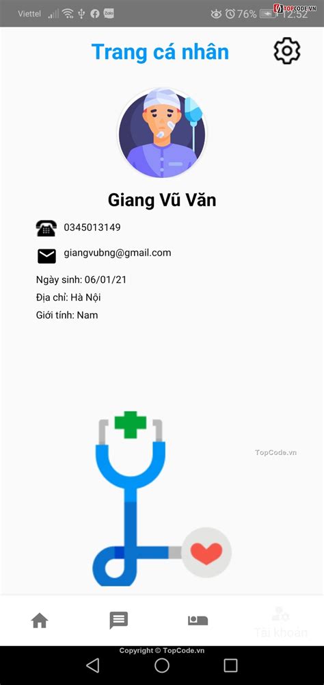 source code android kotlin đặt lịch khám bệnh