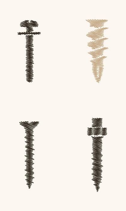 Screw Drawing Vector Art Icons And Graphics For Free Download