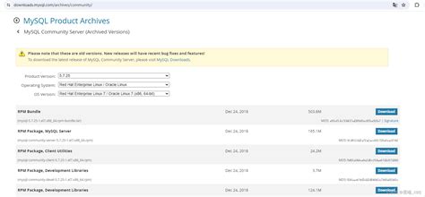 centos7安装mysql5 7 centos7 install mysql community common 5 7 csdn博客