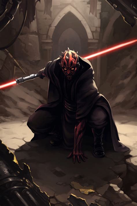 Darth Maul Star Wars Drawn By Tonyblues Danbooru
