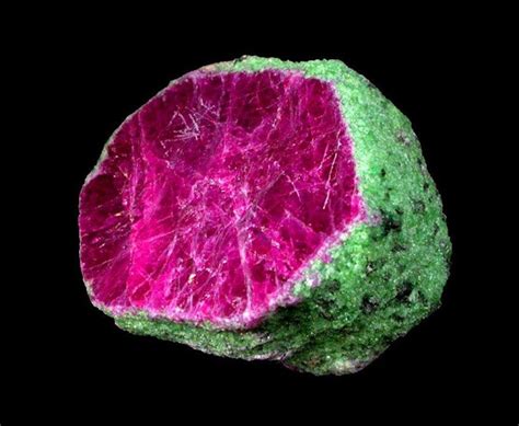 Hexagonal Ruby Crystal Geology In