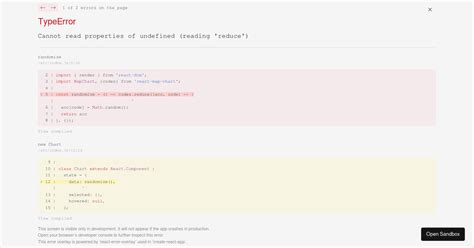 React Map Chart Example Codesandbox