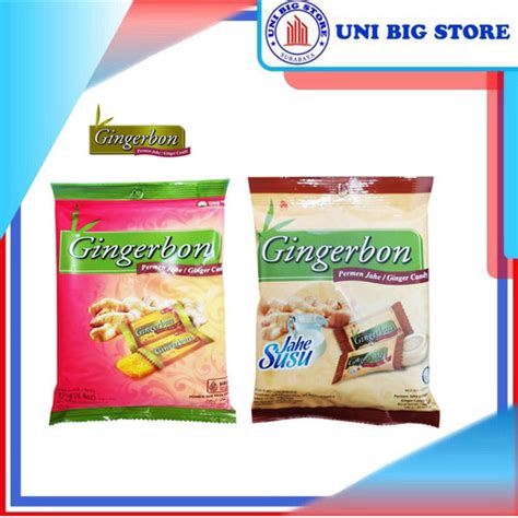 Jual Gingerbon Permen Jahe Susu Ginger Original Milk Candy 100 Gr