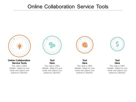 Online Collaboration Service Tools Ppt Powerpoint Presentation Icon