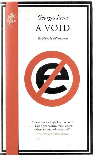 George Perec A Void Books Book Club Writer