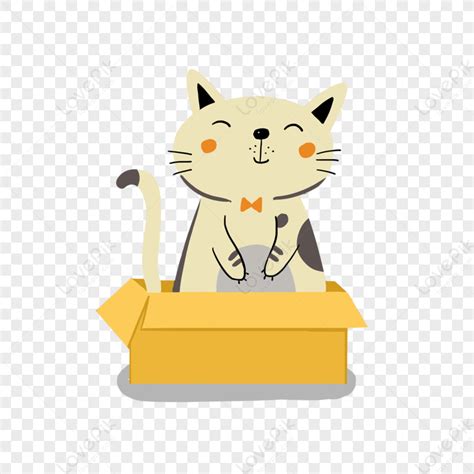 가방에 앉아있는 새끼 고양이 Png 일러스트 무료 다운로드 Lovepik