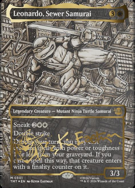 Leonardo Sewer Samurai · Teenage Mutant Ninja Turtles Tmt 301