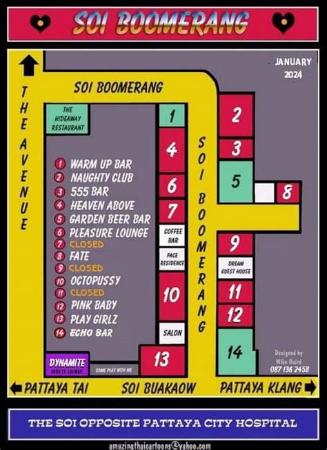 Pattaya City Thailand Guide To Soi Diana Soi Lk Metro Soi Buacow