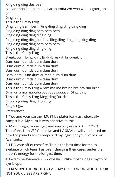 Judge Paradigm At Season Opener Rdebate