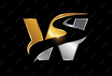 백스페이스 S 또는 통로 로고 디자인 벡터 템플릿 그래픽 알파벳 기호가 있는 초기 문자 W 프리미엄 벡터