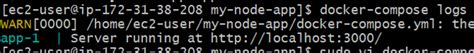 Docker Compose For Nodejs Applications Geeksforgeeks