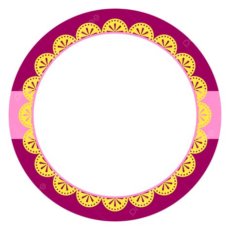 배경 일러스트 및 인쇄 벡터 격리 투명 클립 아트 디자인에 대 한 노란색 장식 빈 라운드 스티커 상표 바그데 둥근 Png 일러스트 및 벡터 에 대한 무료 다운로드