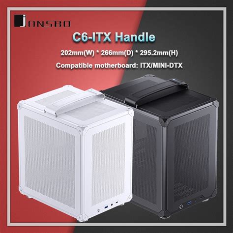 Jonsbo C6 Matx Mini Itx Case For Pc Type C Atx Power Supply Itx Portable Mini Desktop Mesh