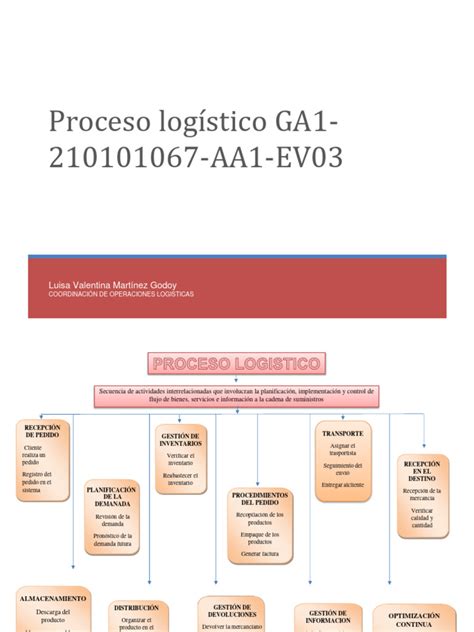 Proceso Logístico GA1-210101067-AA1-EV03 - LUISA MARTINEZ | PDF | Logística | Business