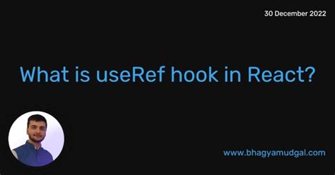 Bhagya Mudgal On Linkedin What Is Useref Hook In React