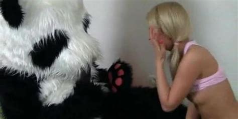 Panda Fuck Passionate Sex With A Toy Panda
