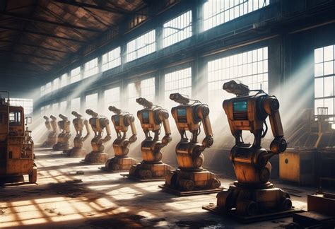 Sunlight In A Robotic Factory Stable Diffusion Online