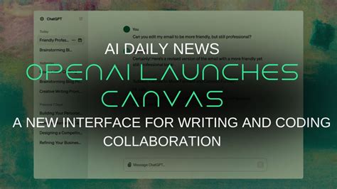 openai launches canvas a new interface for writing and coding