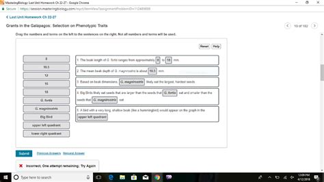 Solved: MasteringBiology: Last Unit Homework Ch 22-27 . Go... | Chegg.com