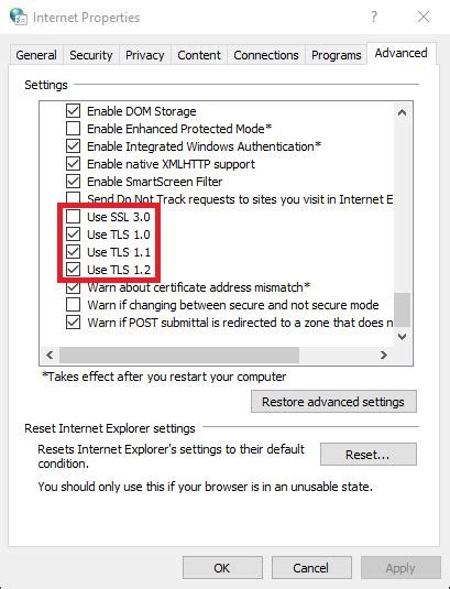 How To Disable Old Security Protocols Knowledgebase SwissInfoCloud